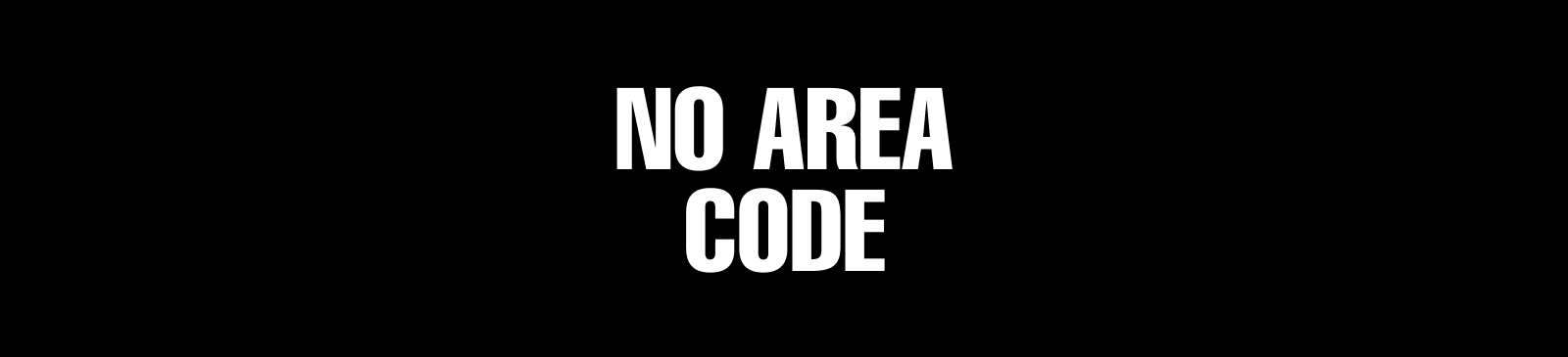 No Area Code