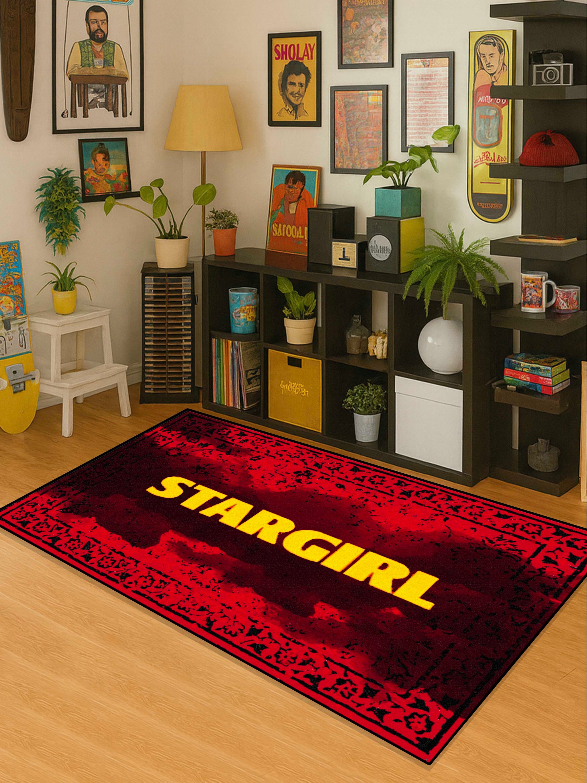 Stargirl traditional design Washable Rug
