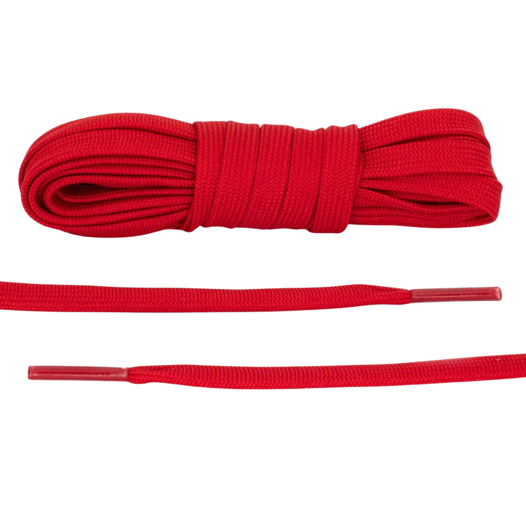 Red Ruby Flat Laces | Jordan Laces, Nike Laces, Air Force 1 Laces
