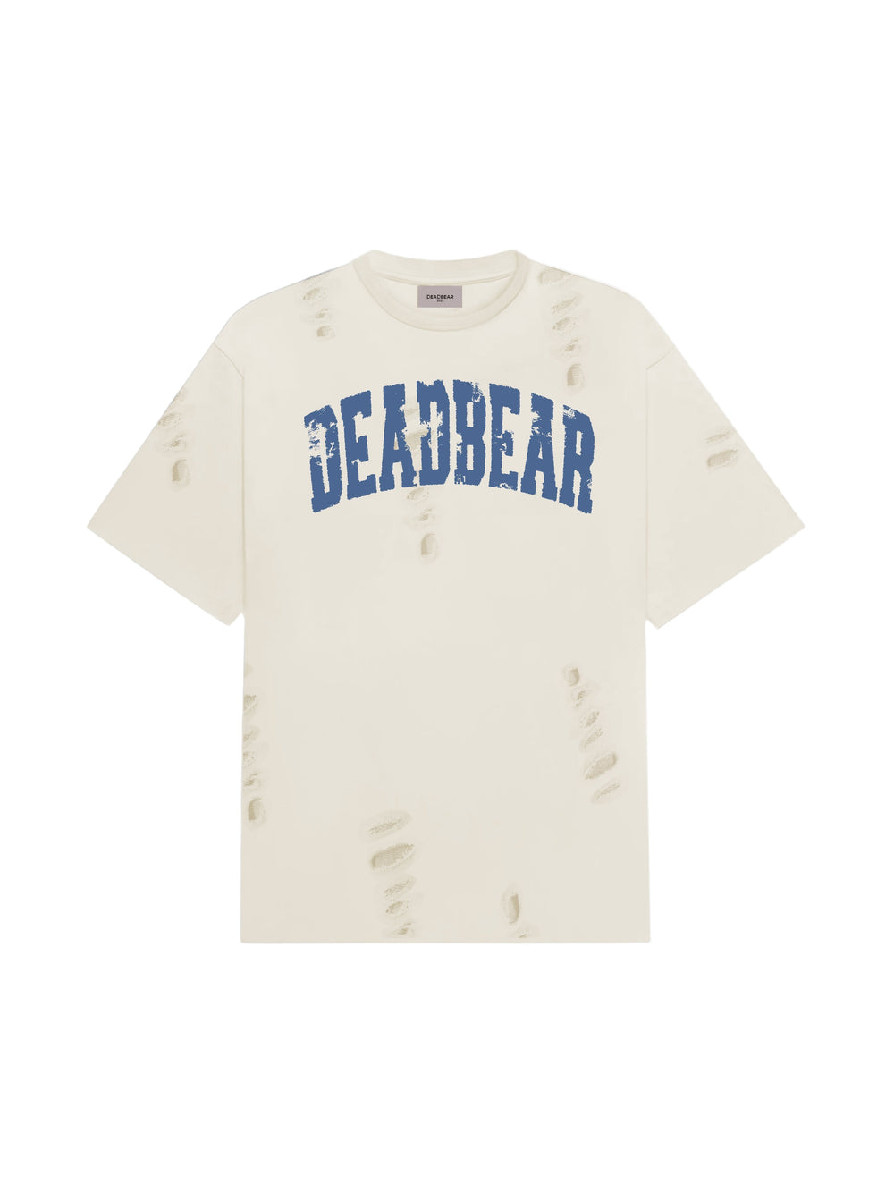 Distressed Cream White Tee 2.0