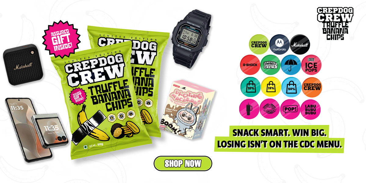 Get Limited Edition Sneakers & Streetwear in India | Crepdog Crew
